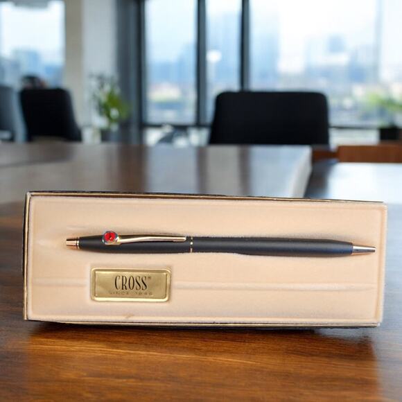 Cross | Office | Cross Classic Slim Select Tip Ballpoint Pen Black Ink ...